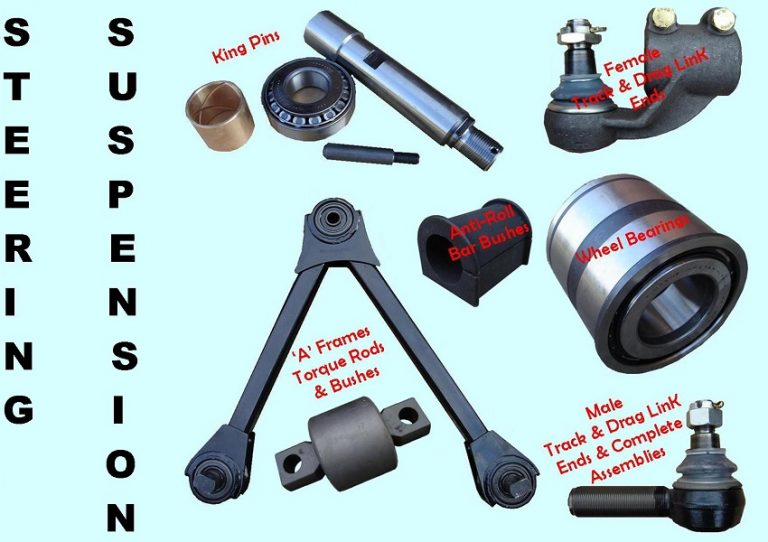 COMMERCIAL HGV STEERING SUSPENSION PARTS - S & M Springs